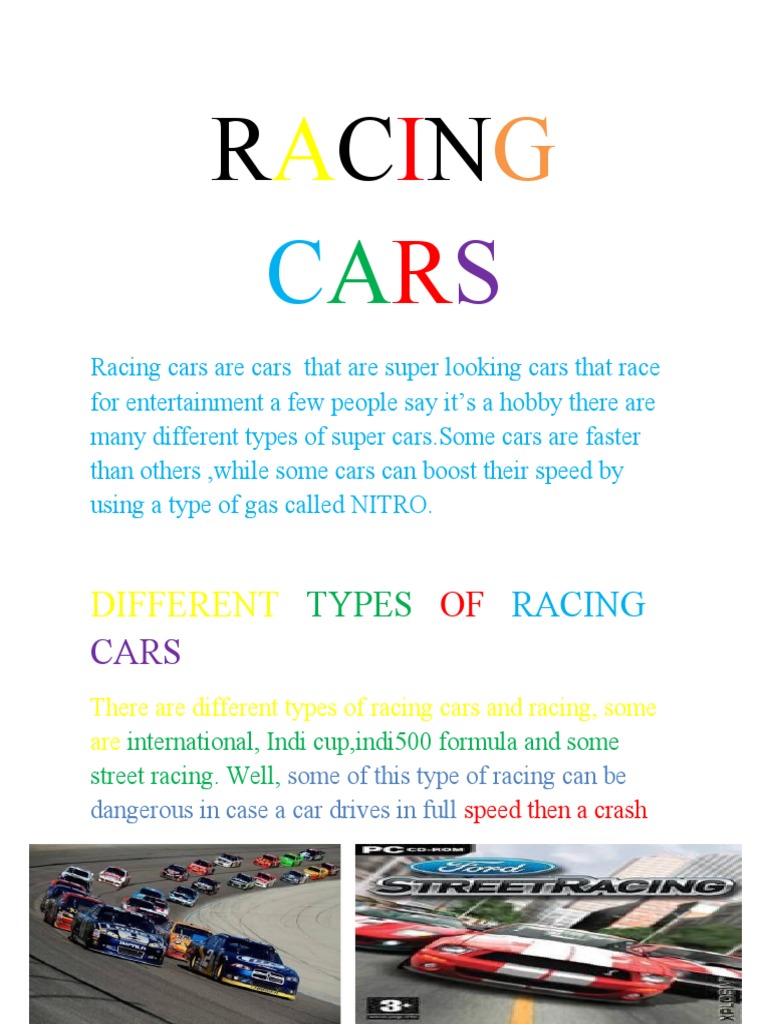 Racing Cars | PDF