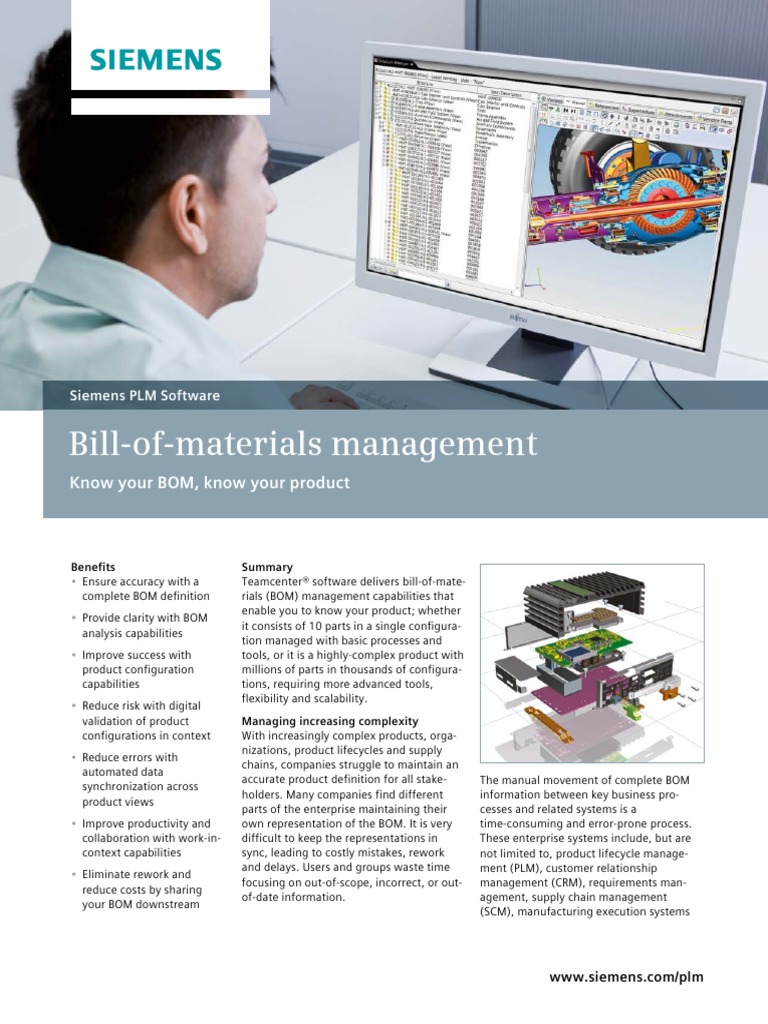 Bill of Materials Management | PDF | Product Lifecycle | Enterprise ...