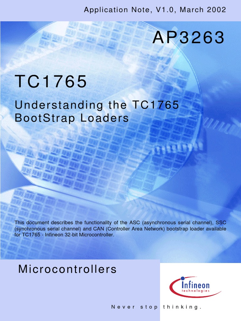 Ap326310 Tc1765bootstraploader v1.0 2002 03 | PDF | Booting | Electrical Engineering