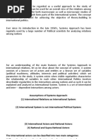 Morton Kaplan's System Approach | PDF | Systems Theory | System