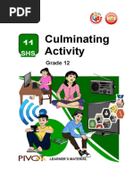 Understanding Culminating Activities | PDF | Rubric (Academic ...