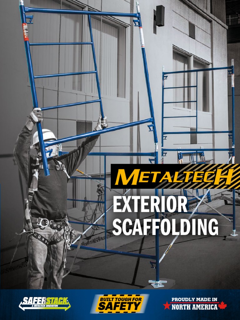 METALTECH Exterior Scaffolding | PDF | Scaffolding | Galvanization