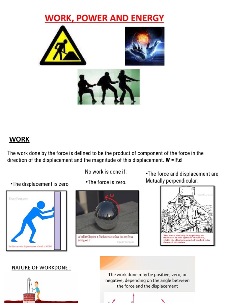 Work Power & Energy | PDF | Potential Energy | Collision