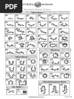 Steel Asia Rebar Shape Codes | PDF