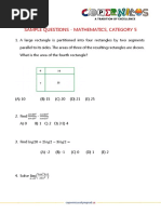 Math Problem Solving Questions | PDF | Area | Elementary Geometry