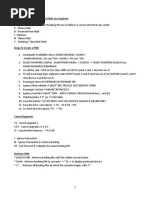 Amadeus Commands Cheat Sheet | PDF