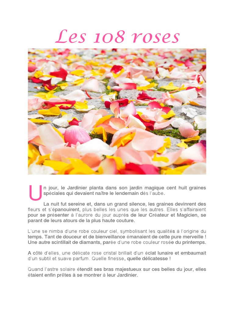 Les 108 roses enchantées | PDF | Maison et jardin