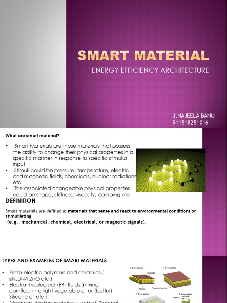 Smart Material | PDF | Nature | Physical Sciences