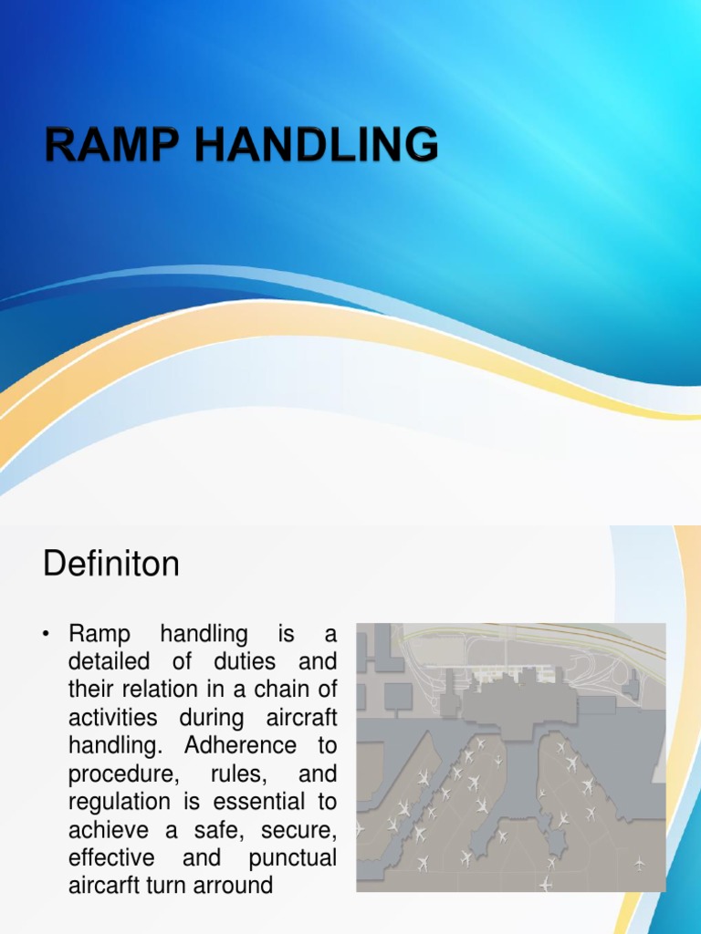 Ramp Handling Operations: Procedures, Principles, Functions, Activities ...