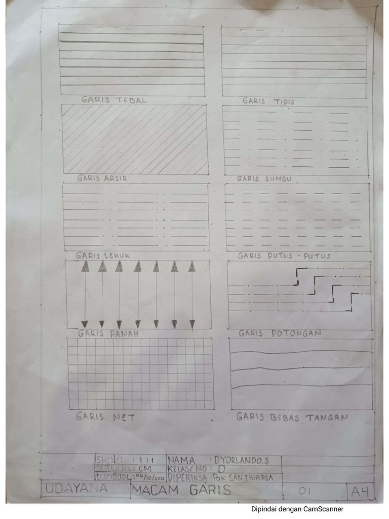 Dyorlando S - Menggambar Teknik D | PDF