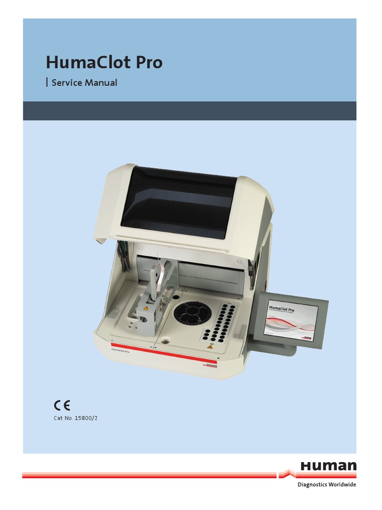 Humaclot Pro | PDF | Touchscreen | Menu (Computing)