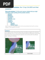 Flexo Printing Troubleshooting Guide | PDF | Ink | Procedural Knowledge