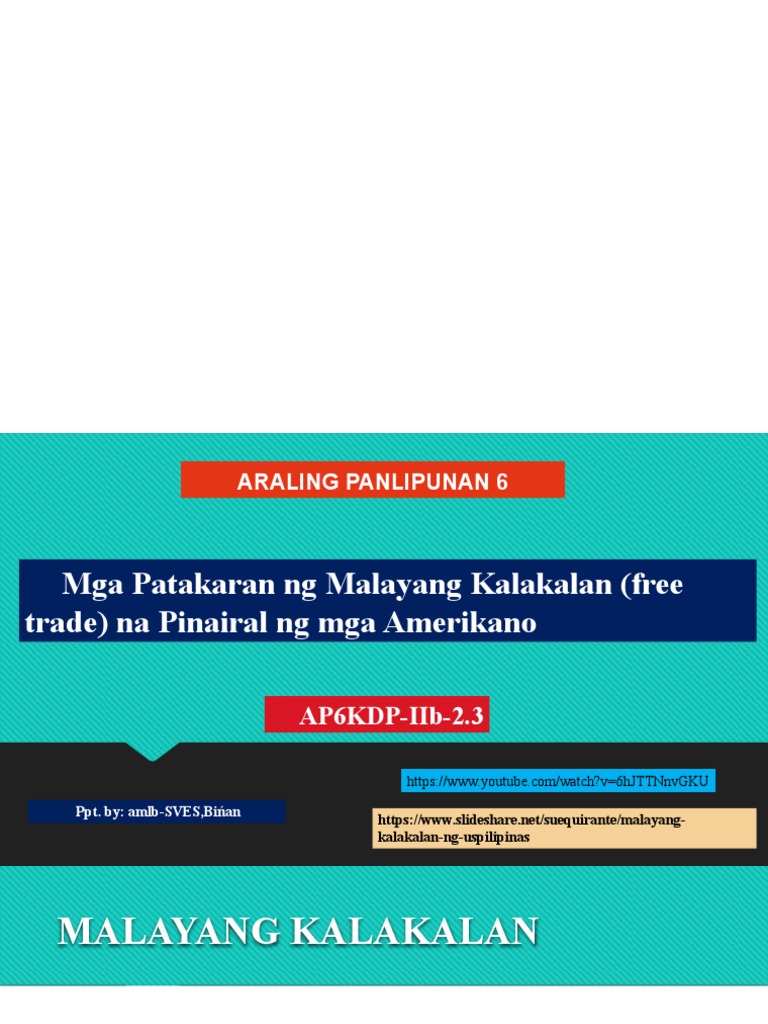 Malayang Kalakalan | PDF