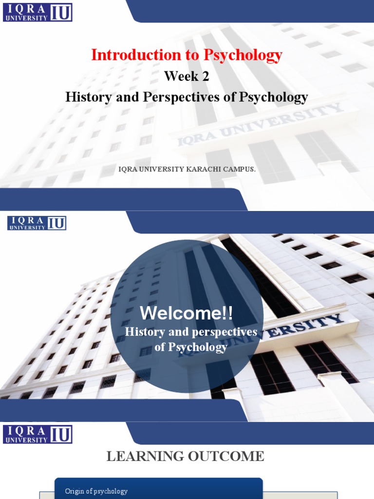 History of Psychology Week 2 | PDF | Metaphysics | Psychology