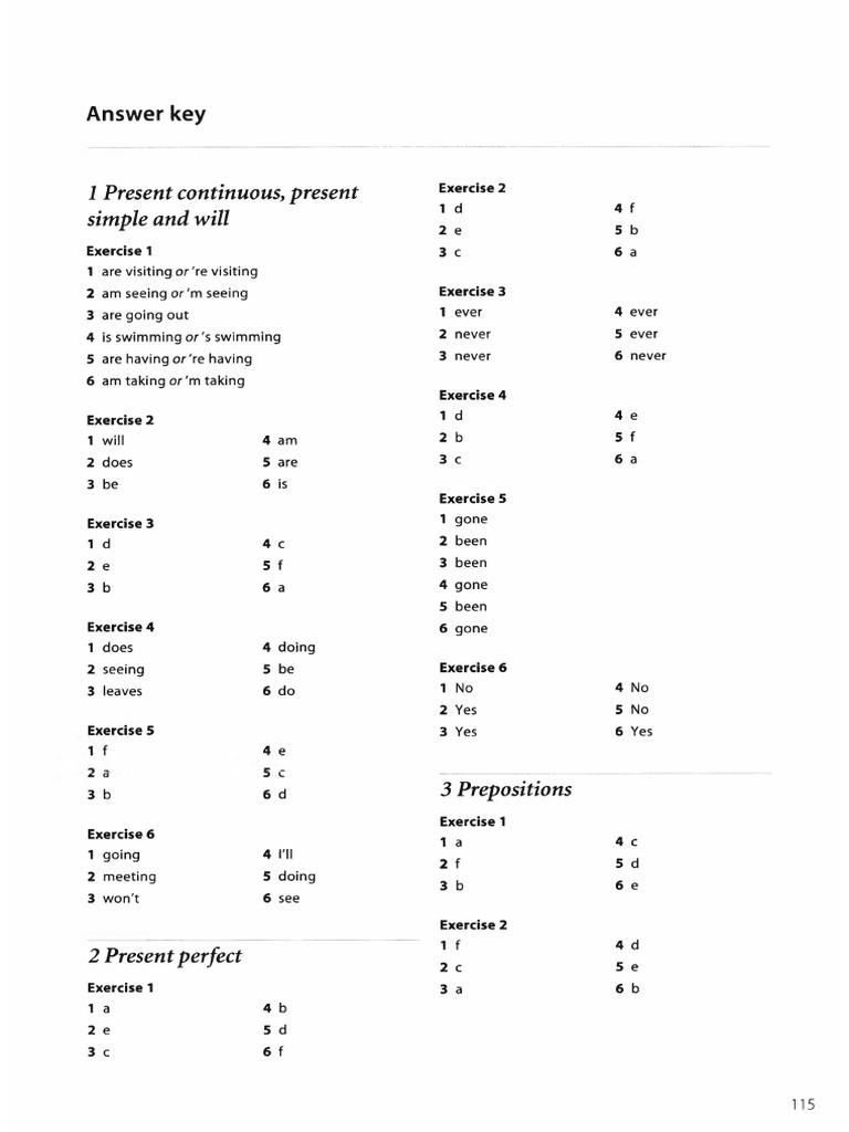 Key A2 Grammar | PDF