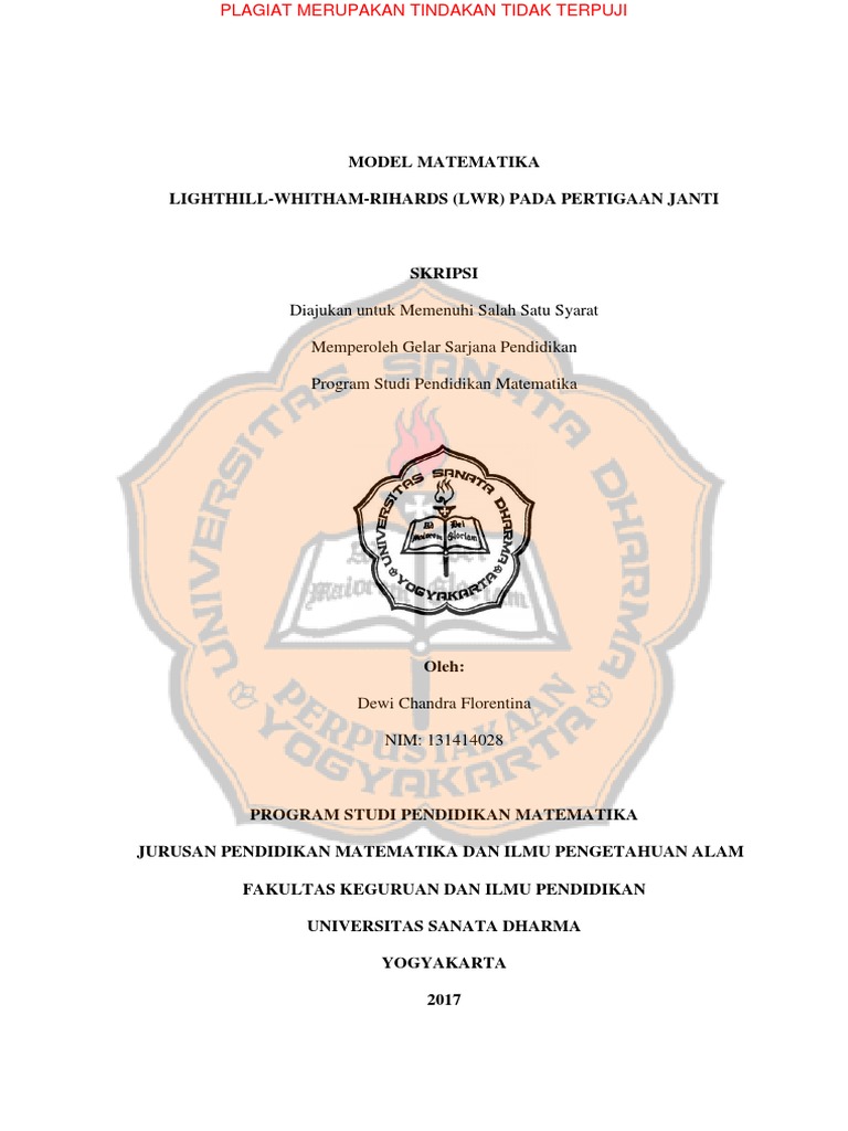 Diajukan Untuk Memenuhi Salah Satu Syarat Memperoleh Gelar Sarjana ...