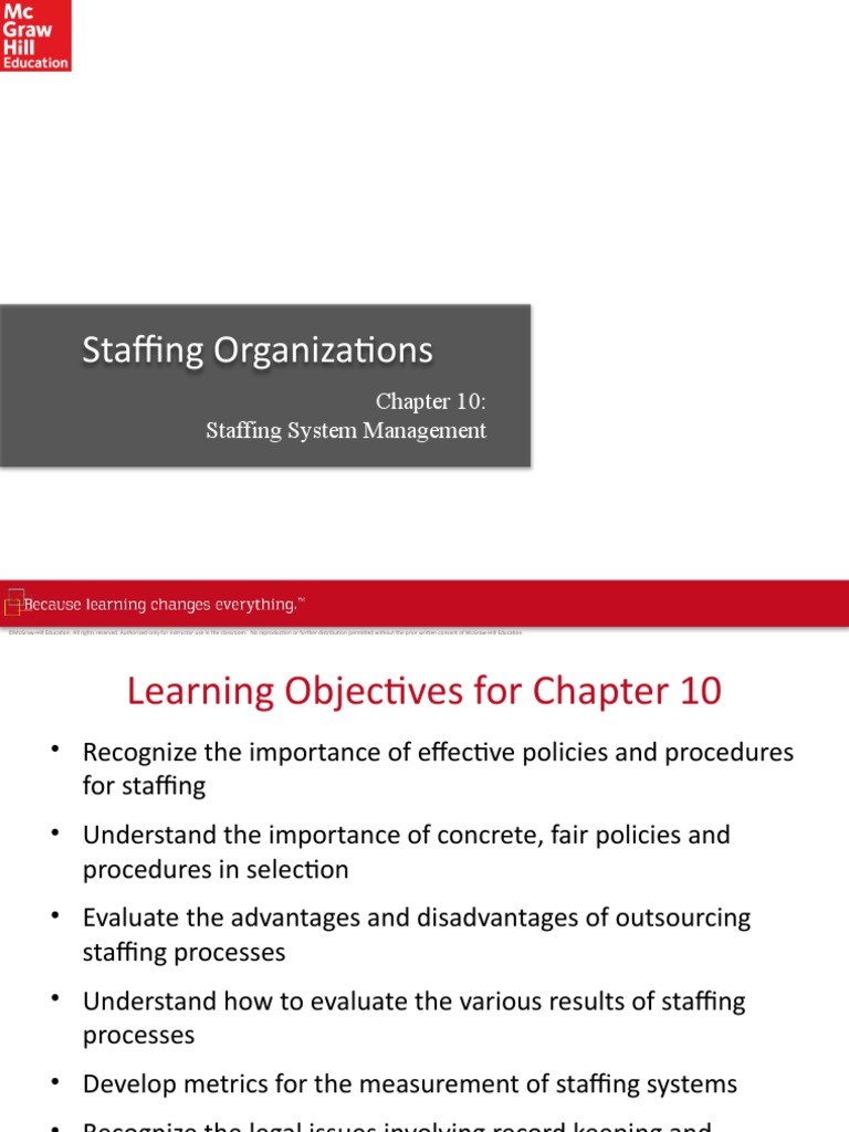 Chapter 10 Staffing System Management | PDF | Human Resources | Recruitment