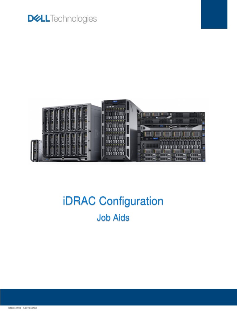 iDRAC Configuration - Job Aid | PDF | Command Line Interface | World Wide Web