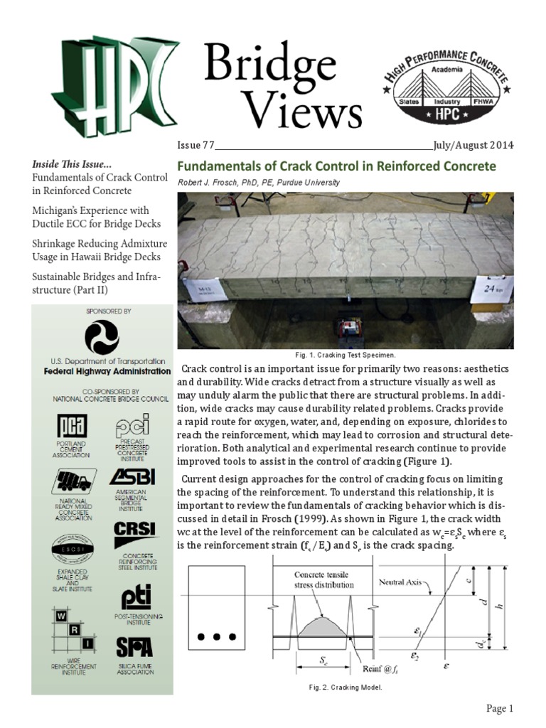 Crack Control | Download Free PDF | Life Cycle Assessment | Concrete