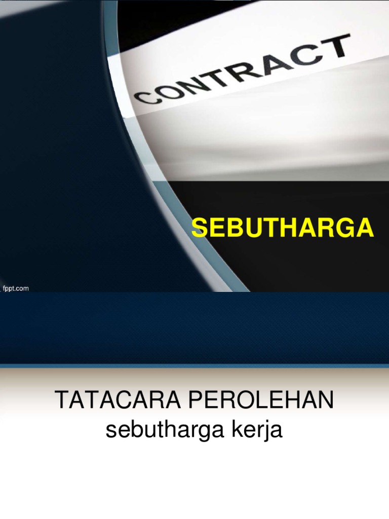 Nota Sebutharga Perolehan | PDF