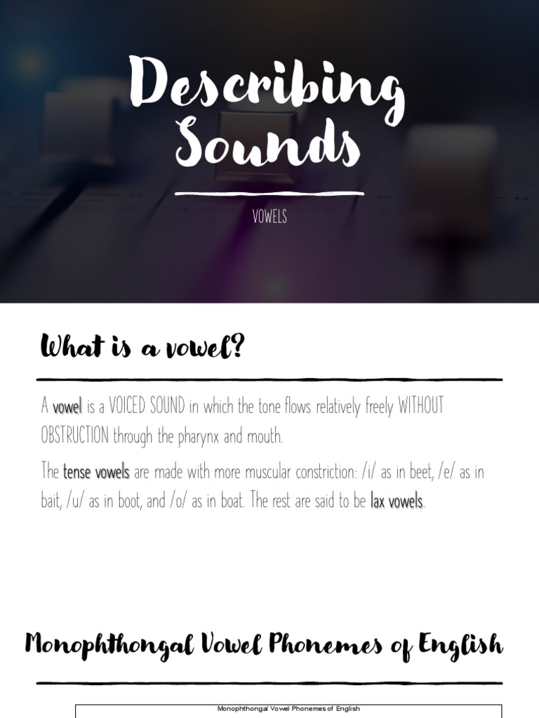 Understanding Vowels and Macron Usage | PDF | Vowel | Consonant