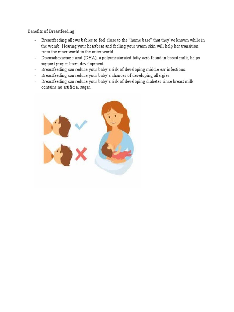 Breastfeeding Benefits for Baby's Brain Development and Health | PDF ...