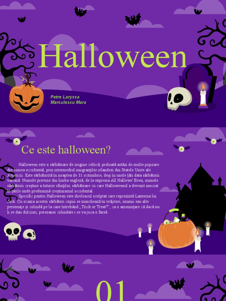 Halloween Themed Lesson by Slidesgo | PDF