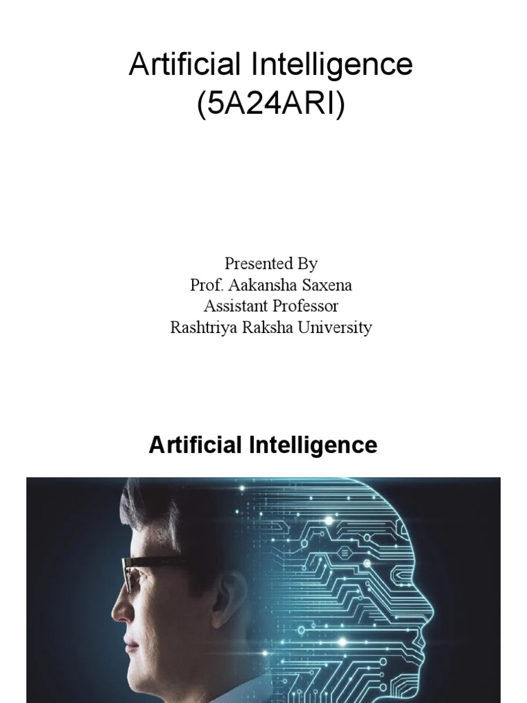 AI Unit-1 | PDF | Artificial Intelligence | Intelligence (AI) & Semantics