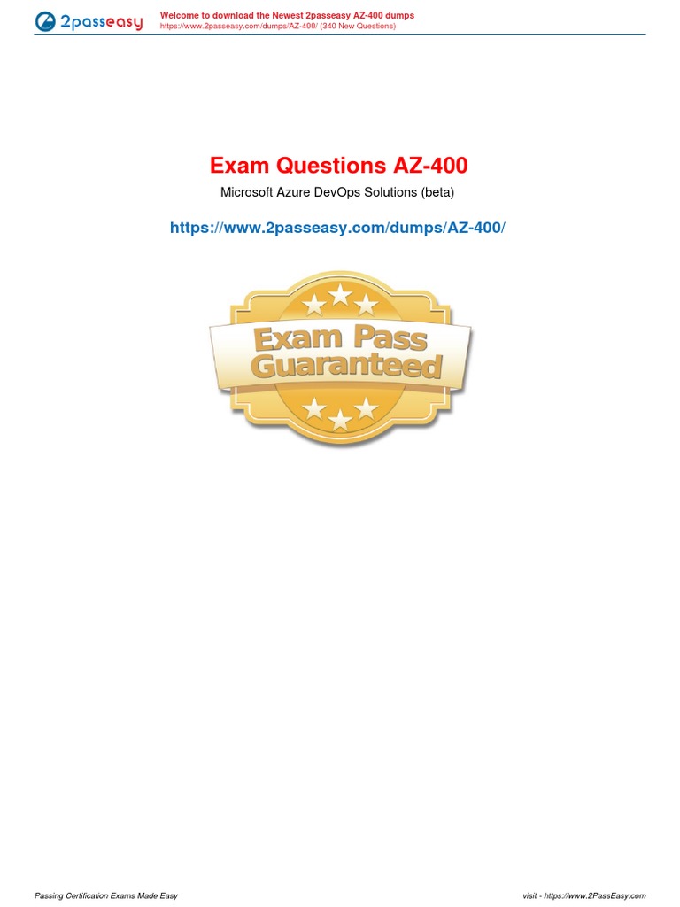 Microsoft Prep4sure Az-400 PDF Exam 2022-Jun-05 by Clarence 228q Vce ...