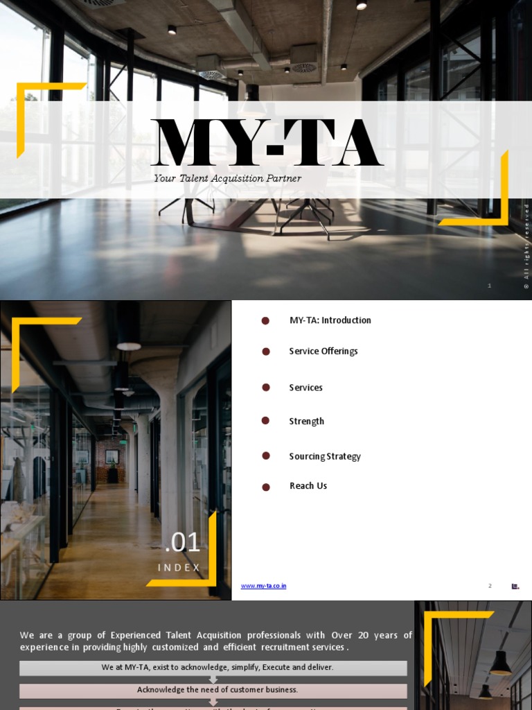 My-Ta: Your Talent Acquisition Partner | Download Free PDF ...