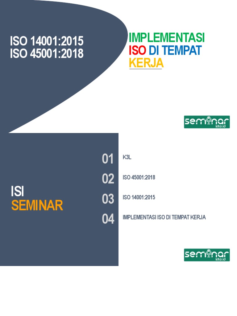 Implementasi ISO 14001 dan 45001 | PDF