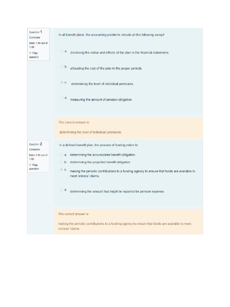 Departmental Exam #7 - IA2 Employeee Benefits | PDF
