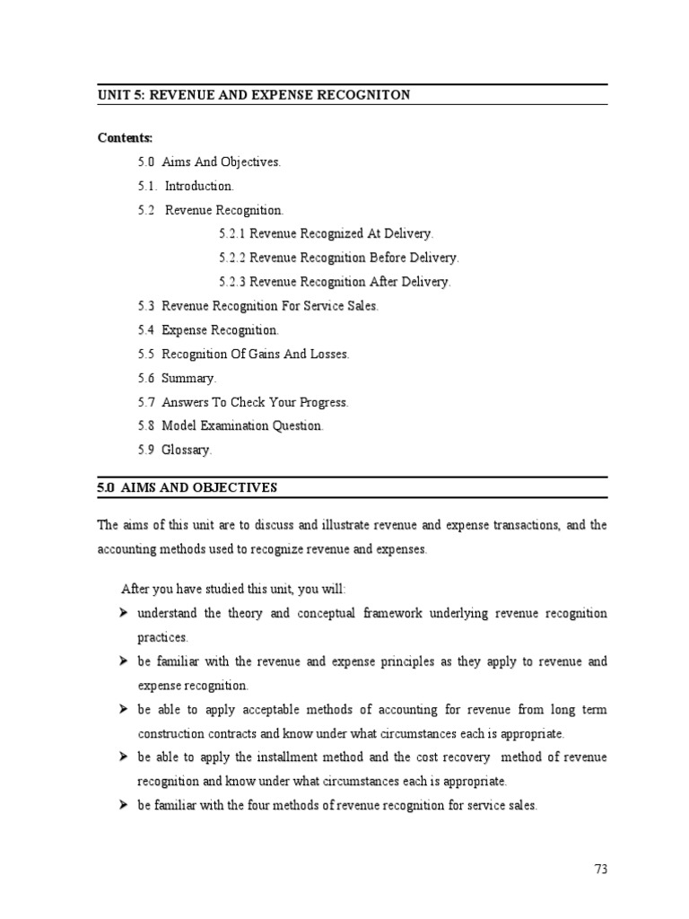 Financial Accounting 1 UnIt 5 | PDF | Franchising | Revenue