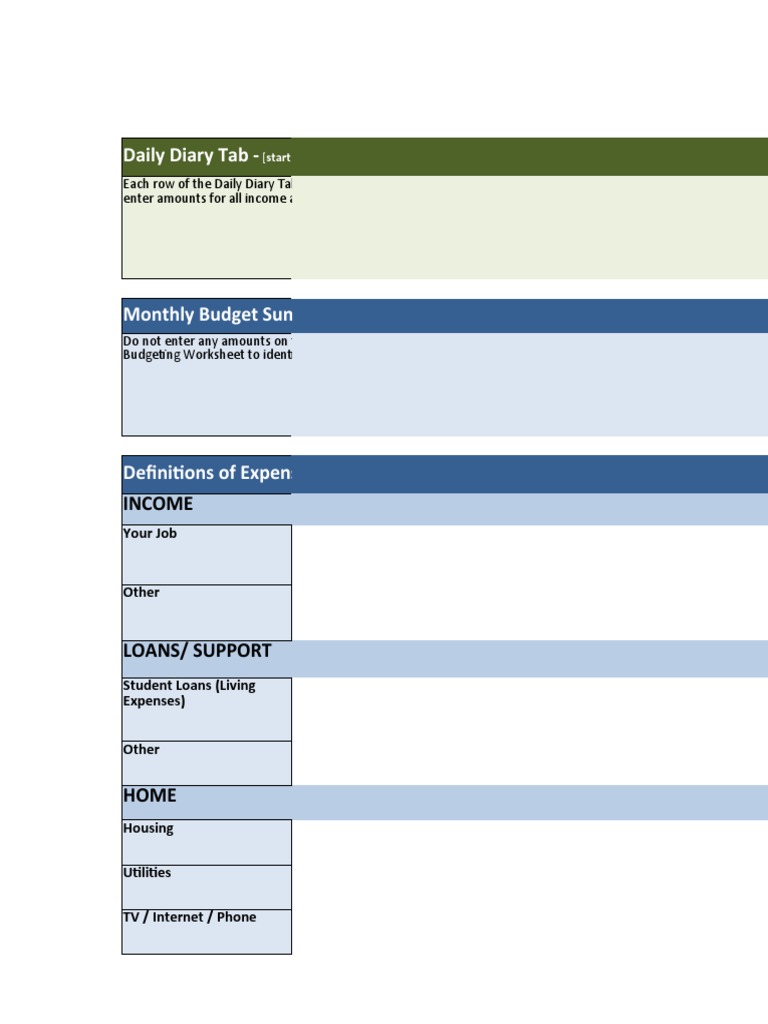 Igrad Daily Income and Expense Diary | PDF | Loans | Expense