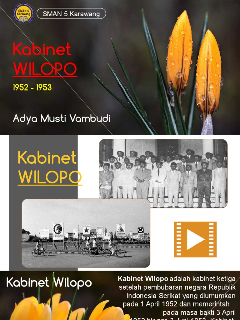 Kabinet Wilopo | PDF