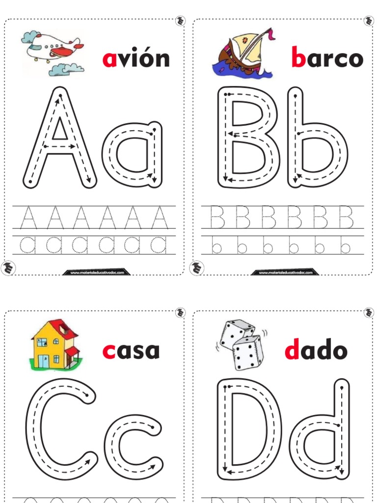 Cuadernillo Abecedario Trazar | PDF
