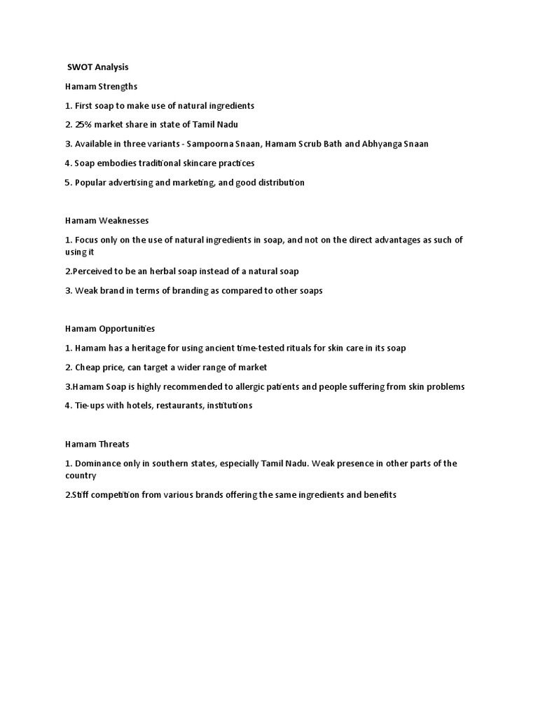 SWOT Analysis | PDF