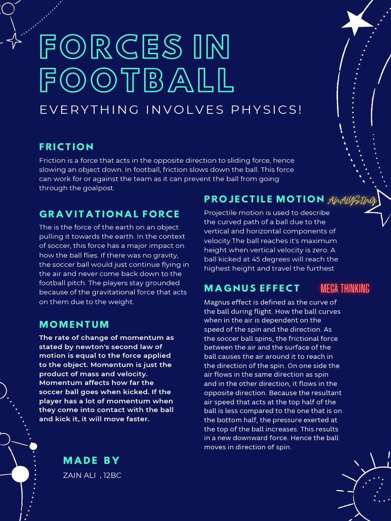 FORCES IN FOOTBALL (1) | PDF | Force | Momentum