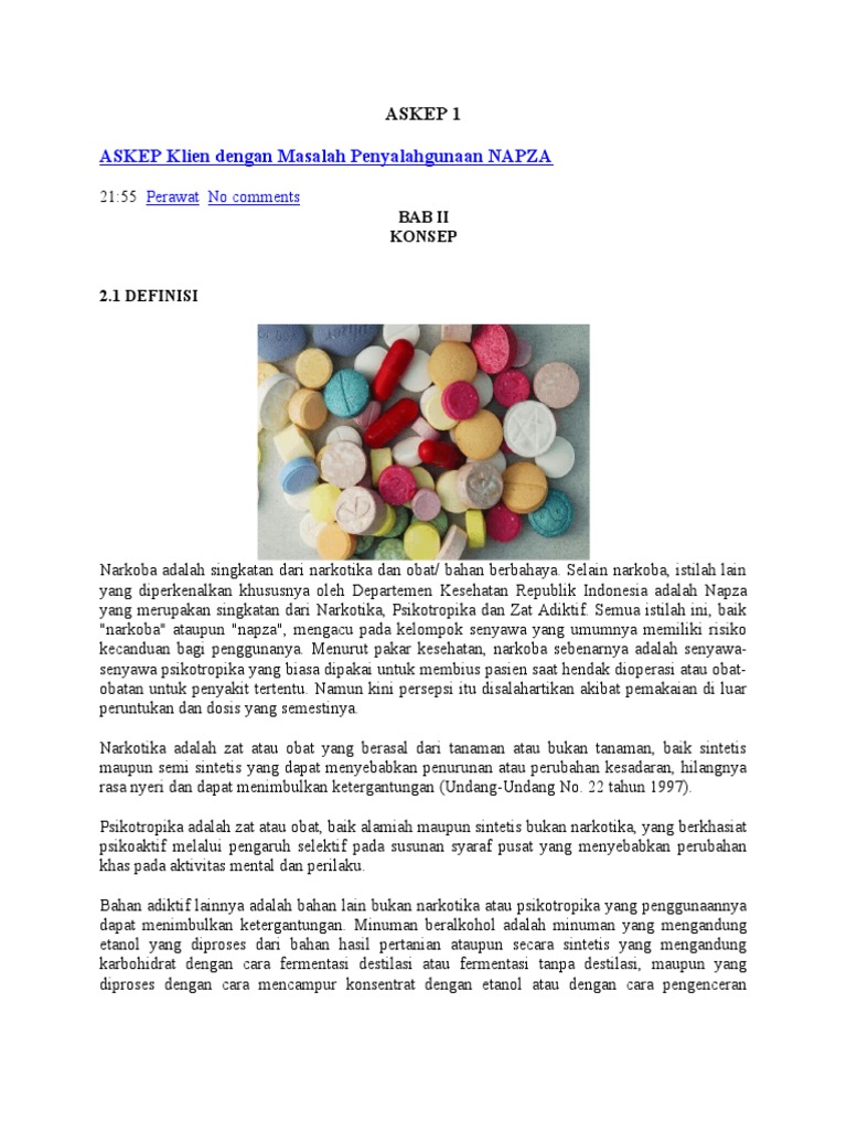 Contoh Askep Psikotropika | PDF