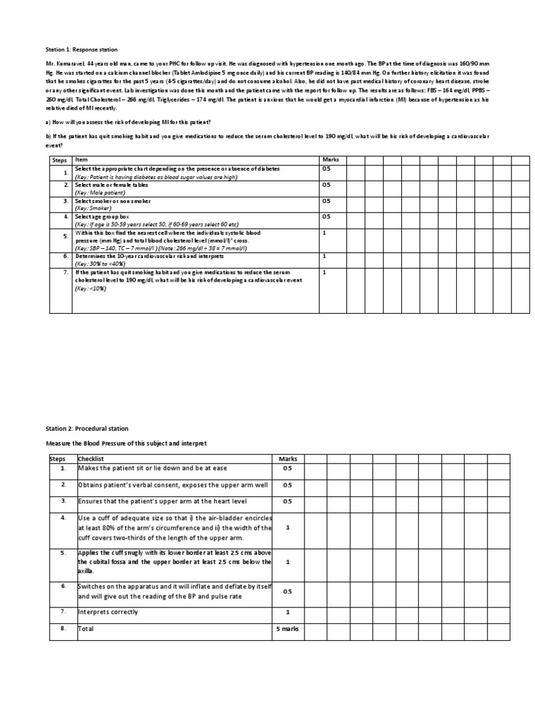 OSCE DAY 4 | PDF | Breastfeeding | Hypertension OSCE DAY 4 | PDF | Breastfeeding | Hypertension