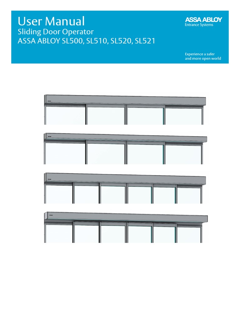 ASSA ABLOY SL500 User Manual | PDF | Door | Safety