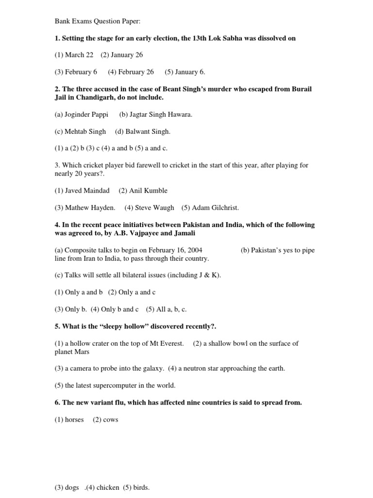 (WWW - Entrance Exam - Net) Bank Exam Question Paper | PDF | Teacher ...