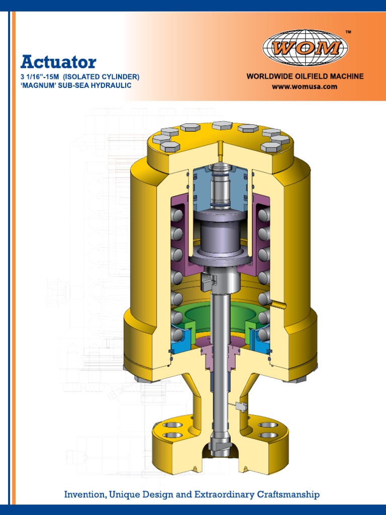 14 Subsea Actuator March 2017 Compressed | PDF | Valve | Actuator