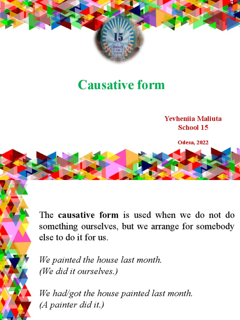 Causative Form | PDF