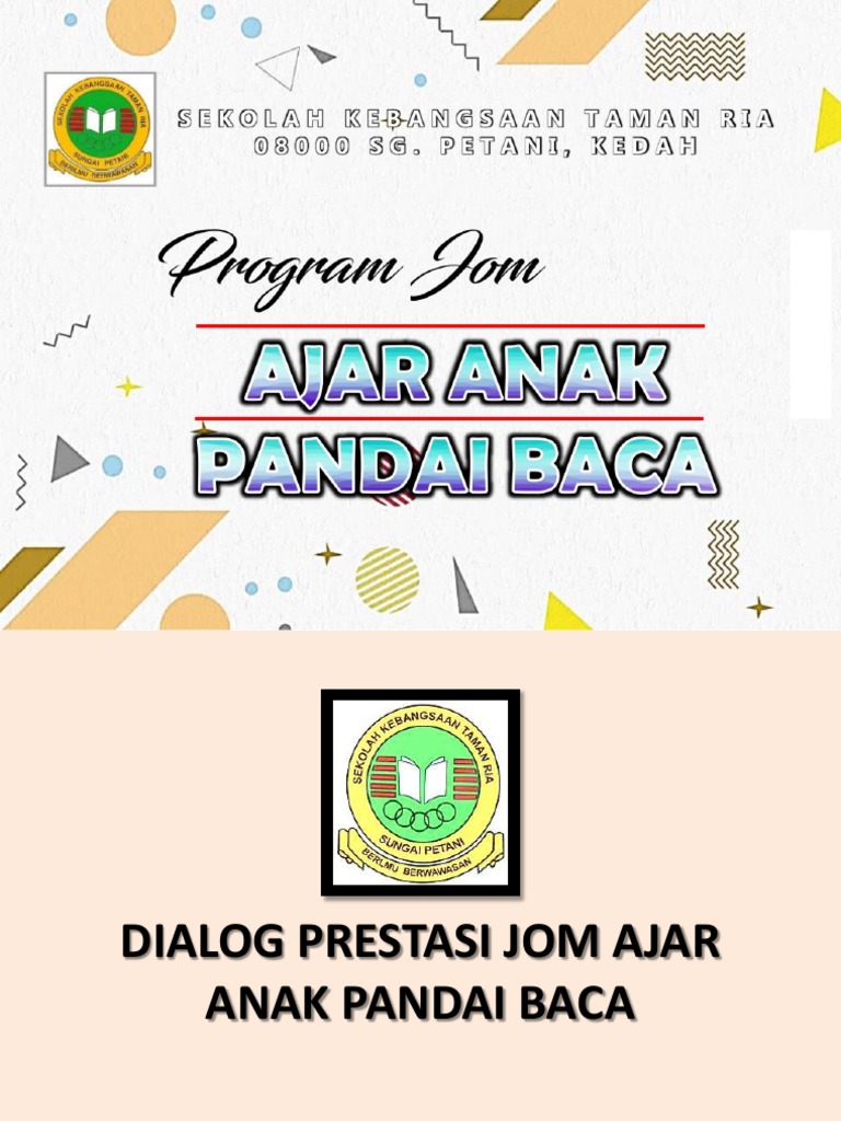 Dialog Prestasi Jom Ajar Anak Pandai Baca | PDF