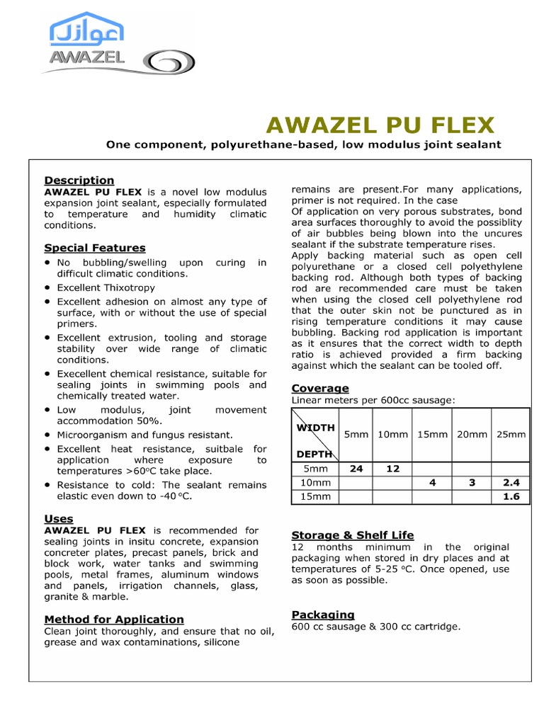 Awazel Pu Flex | PDF