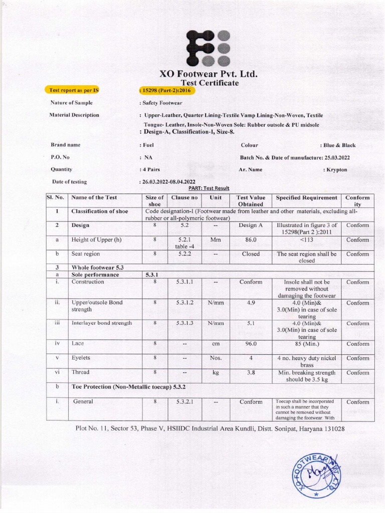 Krypton Test Report | PDF