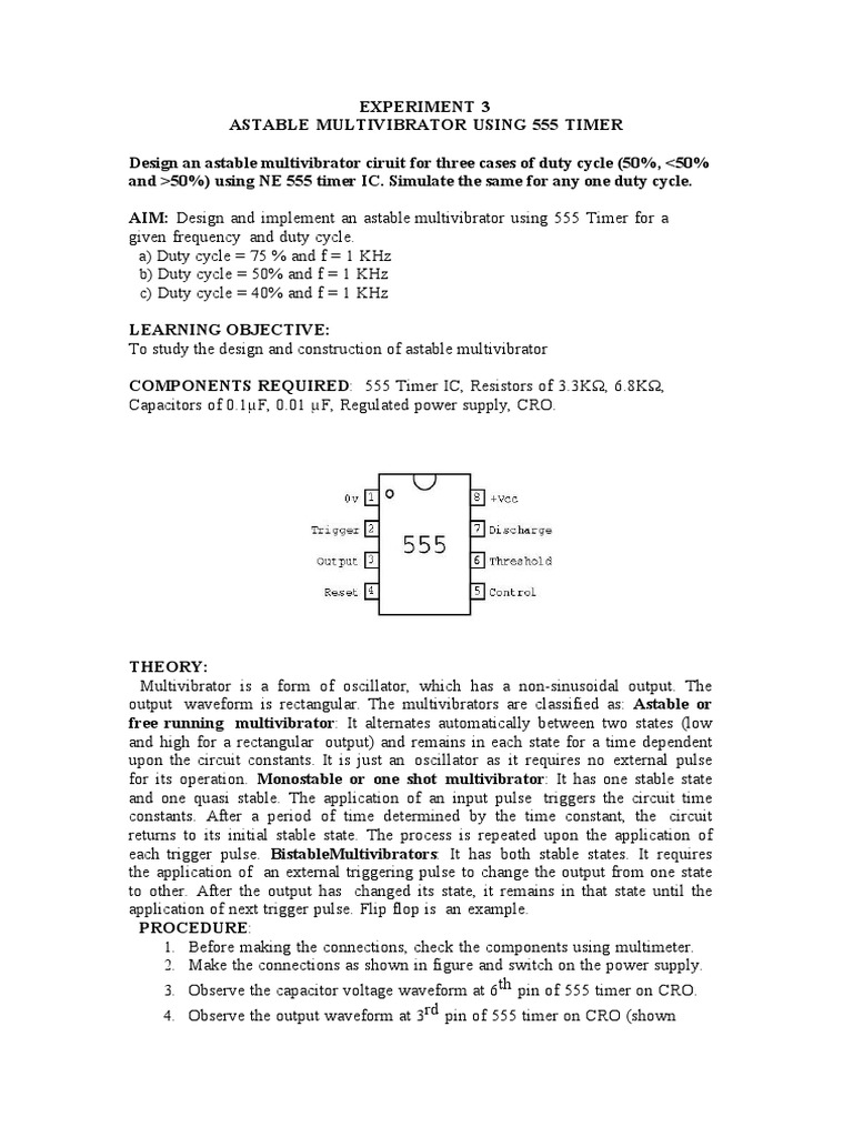 EXPERIMENT 3 | PDF | Analog Circuits | Electronic Engineering