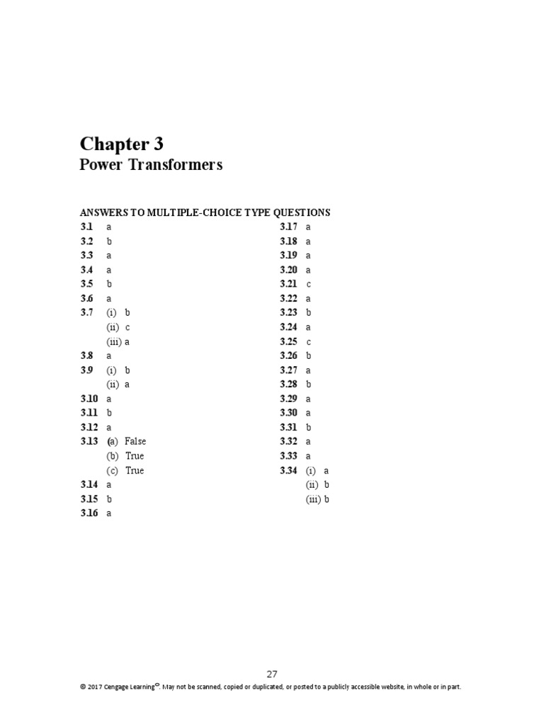 Glover ISM 6e Chapter 03 | PDF | Electrical Impedance | Transformer