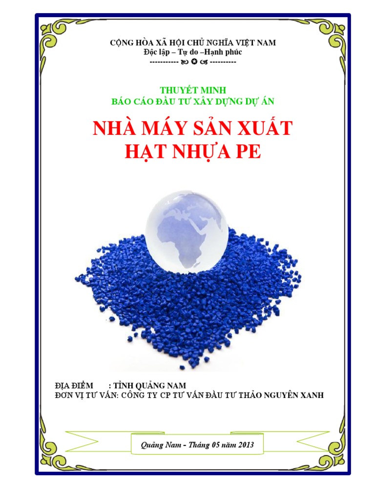 Du An Nha May San Suat Hat Nhua PE | PDF